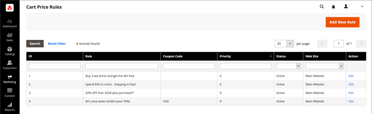 Cart price rules | Adobe Commerce