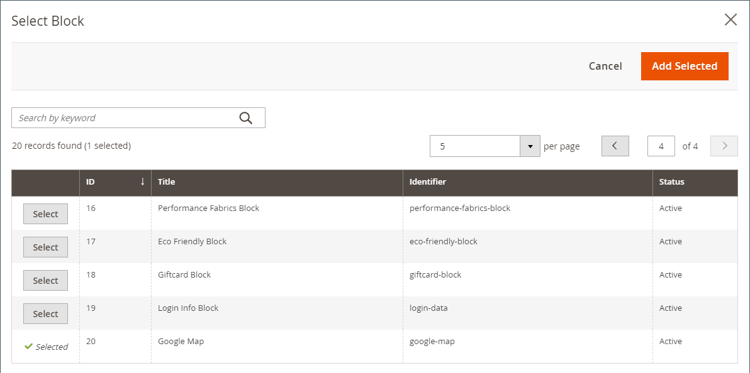 Add Content - Block | Adobe Commerce