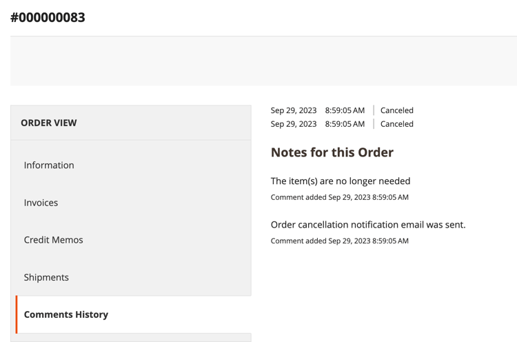 Storefront order management | Adobe Commerce