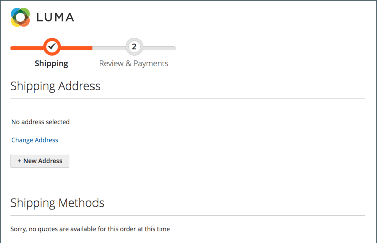 Address search at checkout | Adobe Commerce