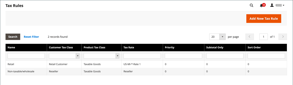 Tax rules | Adobe Commerce