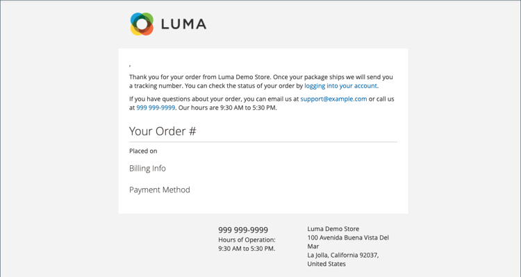 Use predefined variables | Adobe Commerce