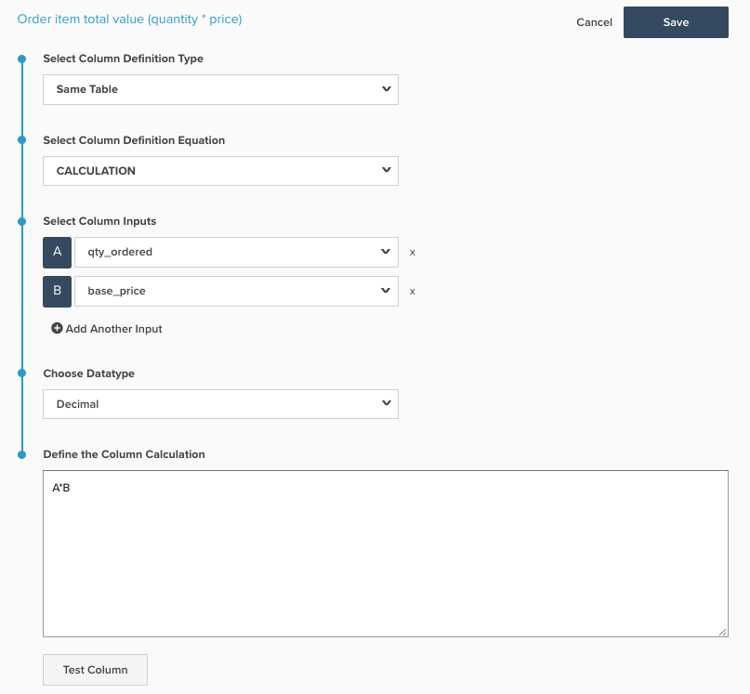Creating and Using a SQL Calculated Column | Adobe Commerce