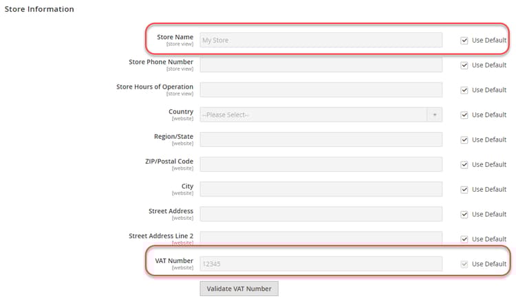 Example using environment variables | Adobe Commerce