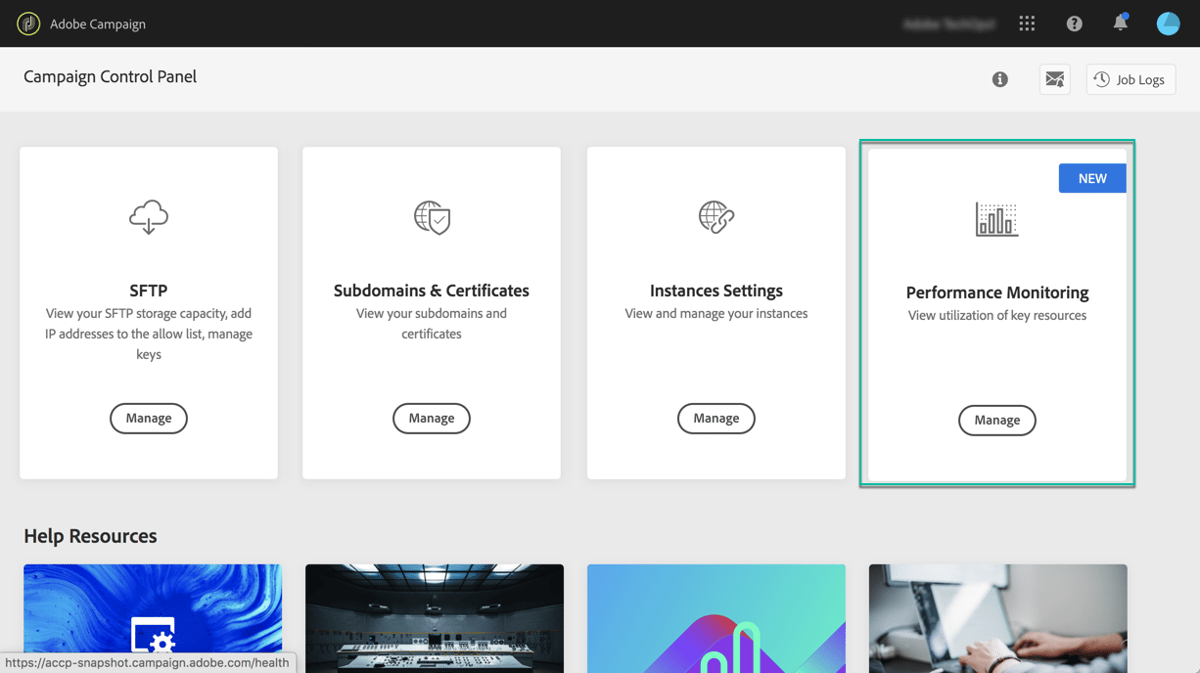 About performance monitoring | Adobe Campaign