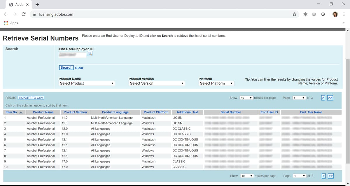 Understanding Creative Cloud for enterprise and Acrobat serial number ...