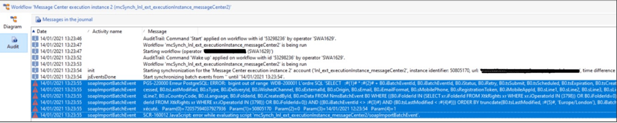 PGS-220000 PostgreSQL: ERROR: bigint out of range error in Campaign ...
