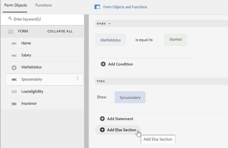 How to use the Rule Editor to add rules to the form fields to add dynamic behavior, and build ...