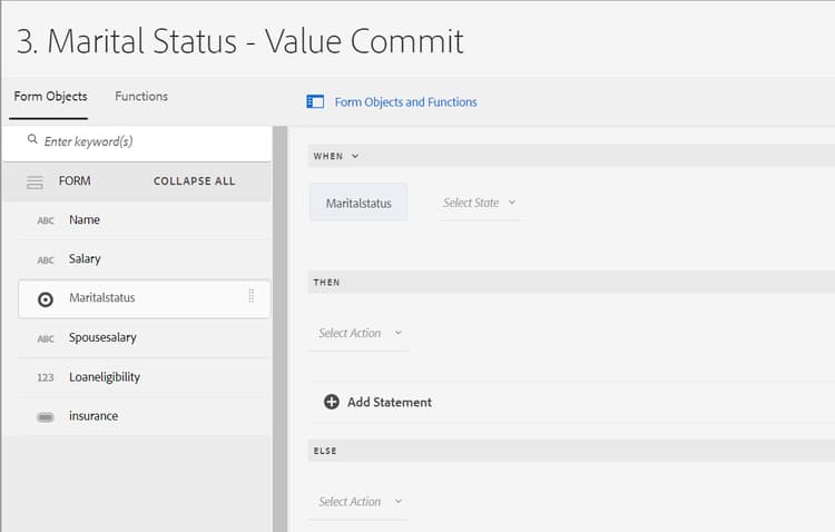 How to use the Rule Editor to add rules to the form fields to add dynamic behavior, and build ...