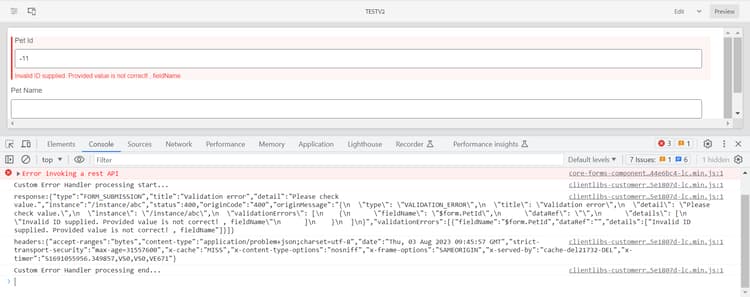 Add a custom error handler in Adaptive Forms based on Core Components for AEM Adaptive Forms ...
