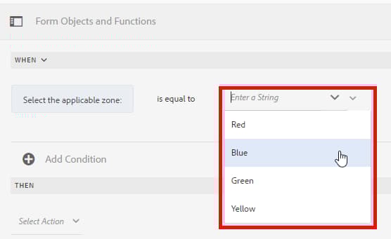 How to use the Rule Editor to add rules to the form fields to add ...
