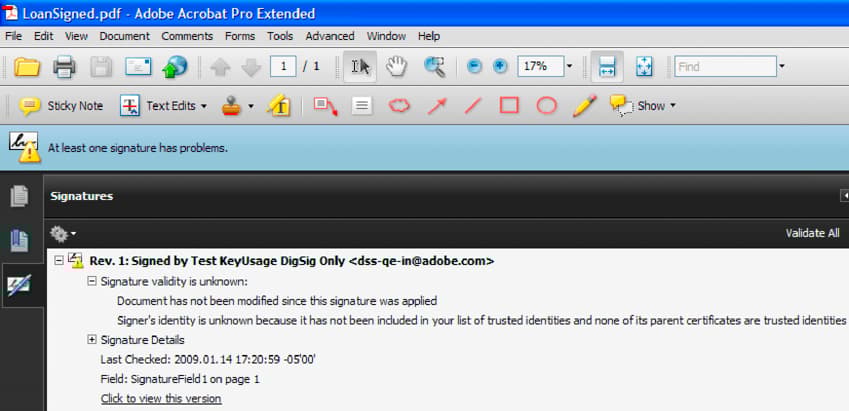 Digitally Signing and Certifying Documents | Adobe Experience Manager