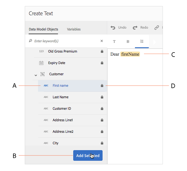 Texts in Interactive Communications | Adobe Experience Manager