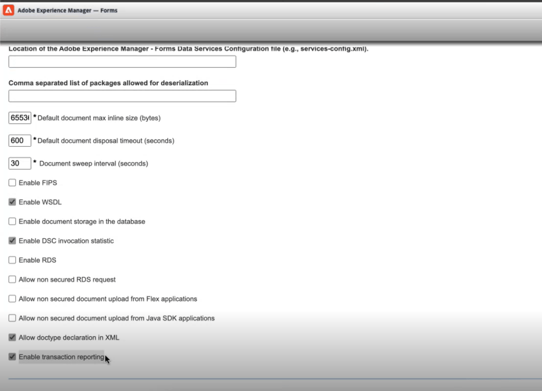 Transaction Reports Overview for AEM Forms on JEE | Adobe Experience ...