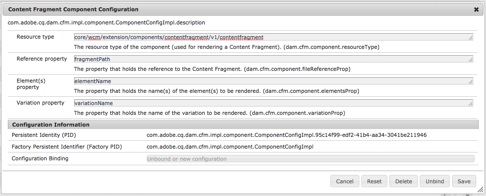 Content Fragments Configuring Components for Rendering | Adobe ...