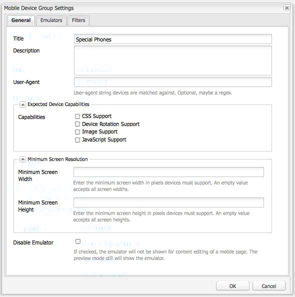 Creating Sites for Mobile Devices | Adobe Experience Manager