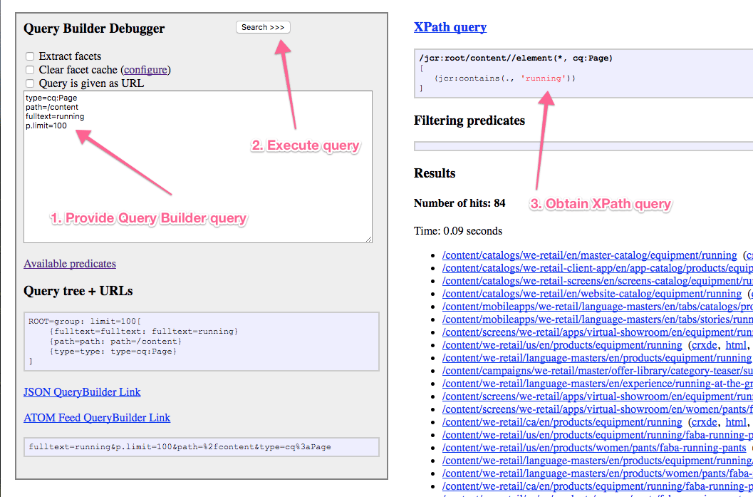 Query Builder API | Adobe Experience Manager