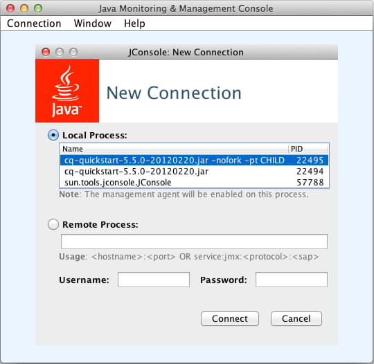 Monitoring Server Resources Using the JMX Console | Adobe Experience Manager