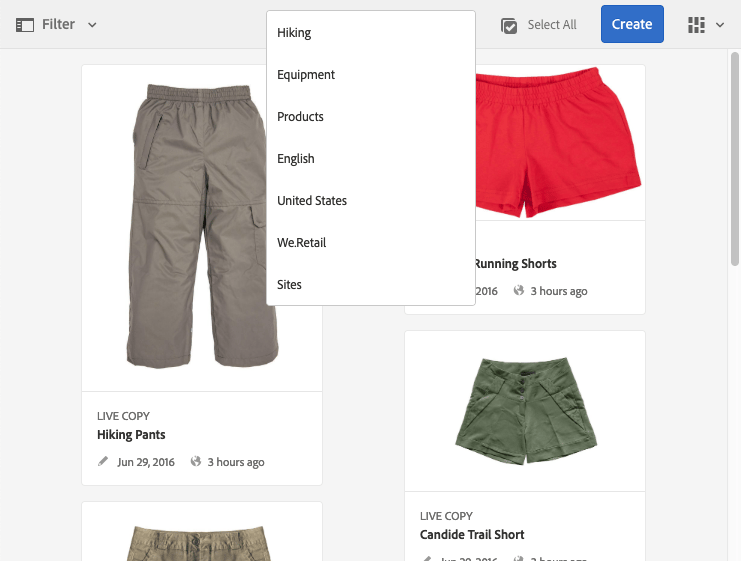 Creating and organizing pages with AEM | Adobe Experience Manager