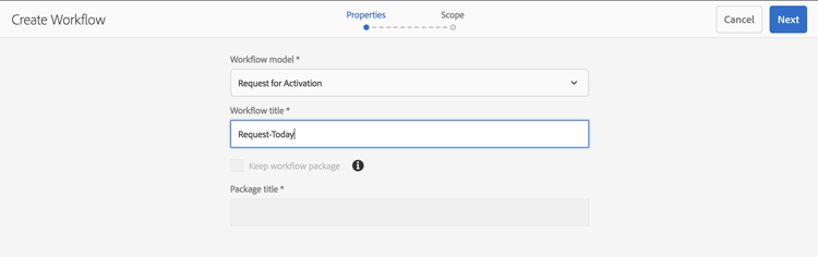 Apply Workflows To Content Pages Adobe Experience Manager