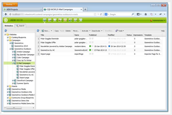 Working with Adobe Campaign 6.1 and Adobe Campaign Standard | Adobe ...