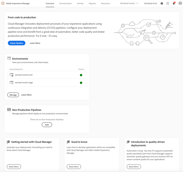 First Time Login | Adobe Experience Manager