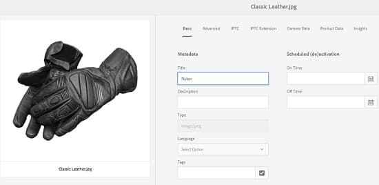 XMP metadata | Adobe Experience Manager