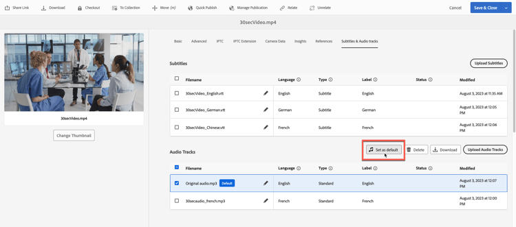 Video in Dynamic Media | Adobe Experience Manager