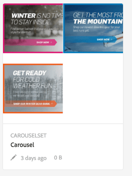 Carousel Banners | Adobe Experience Manager