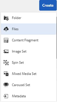 Add your digital assets to Adobe Experience Manager. | Adobe Experience Manager