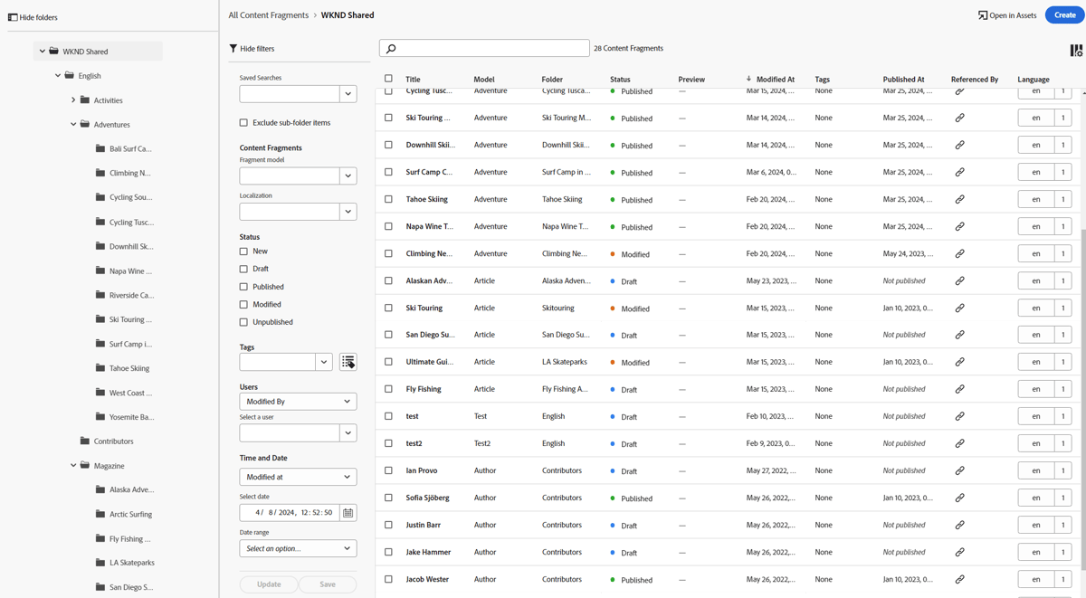 Learn Authoring Basics | Adobe Experience Manager