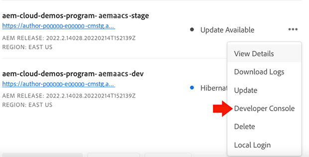 Repository Browser | Adobe Experience Manager