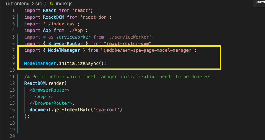 Editing an External SPA within AEM | Adobe Experience Manager