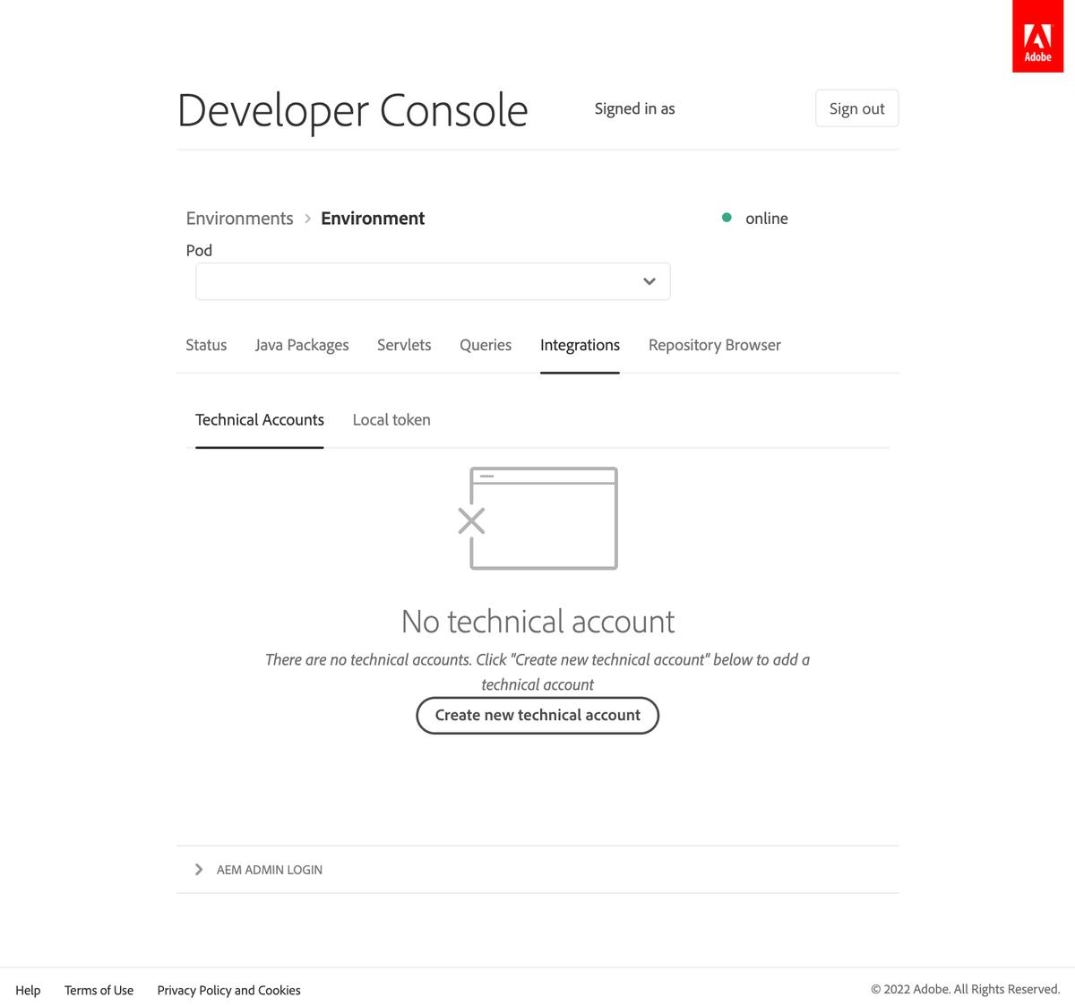 Generating Access Tokens for Server-Side APIs | Adobe Experience Manager