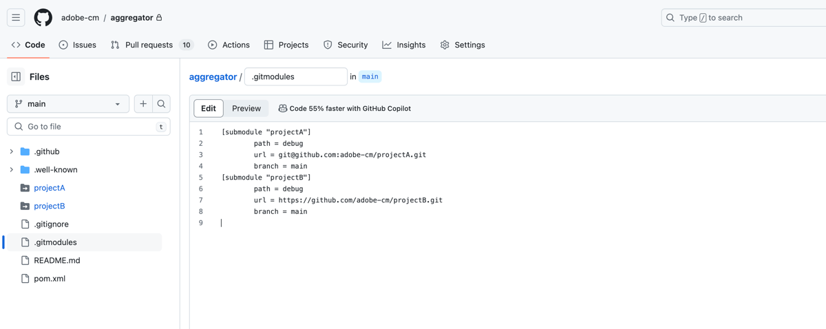 Git Submodule Support | Adobe Experience Manager