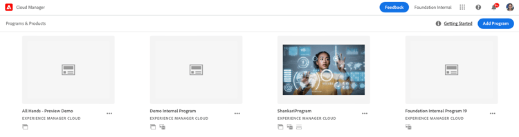 Access Cloud Manager | Adobe Experience Manager