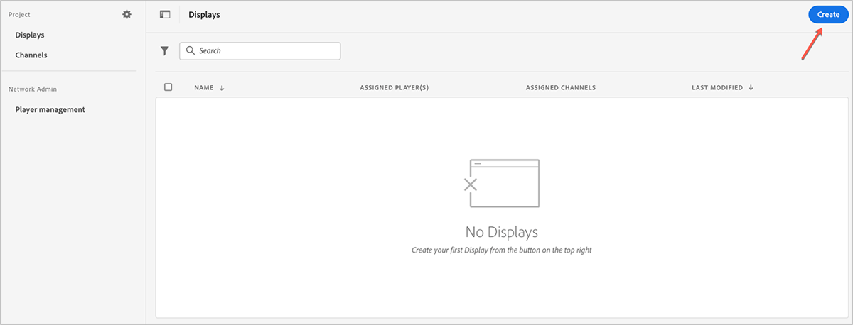 Creating and Managing Displays in Screens as a Cloud Service | Adobe ...