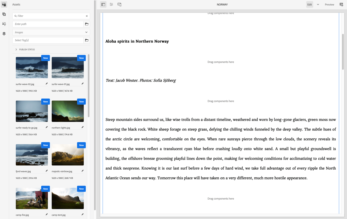 Content Fragments | Adobe Experience Manager