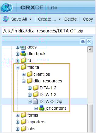 Use custom DITA-OT and DITA specialization | Adobe Experience Manager