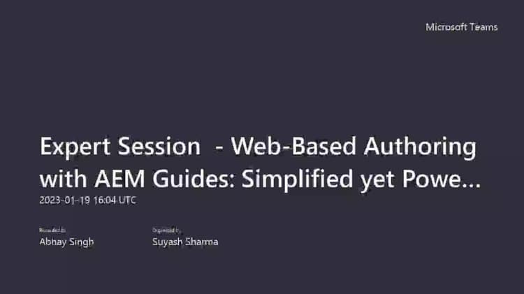 Author web-based content | Adobe Experience Manager