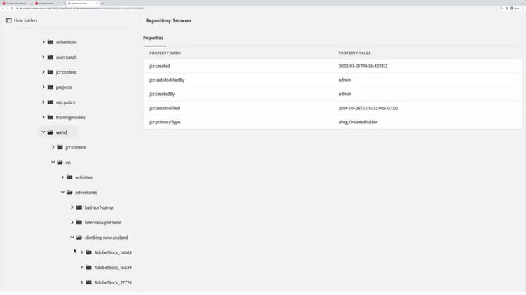Debugging AEM with Repository Browser | Adobe Experience Manager