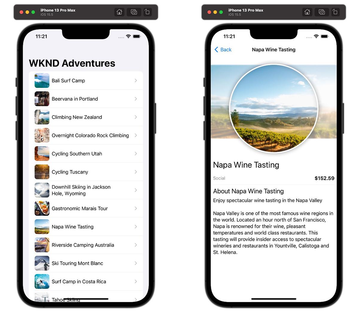 iOS App - AEM Headless example | Adobe Experience Manager