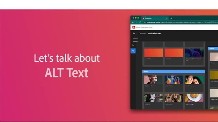 Add image alt text with AEM document authoring | Adobe Experience Manager