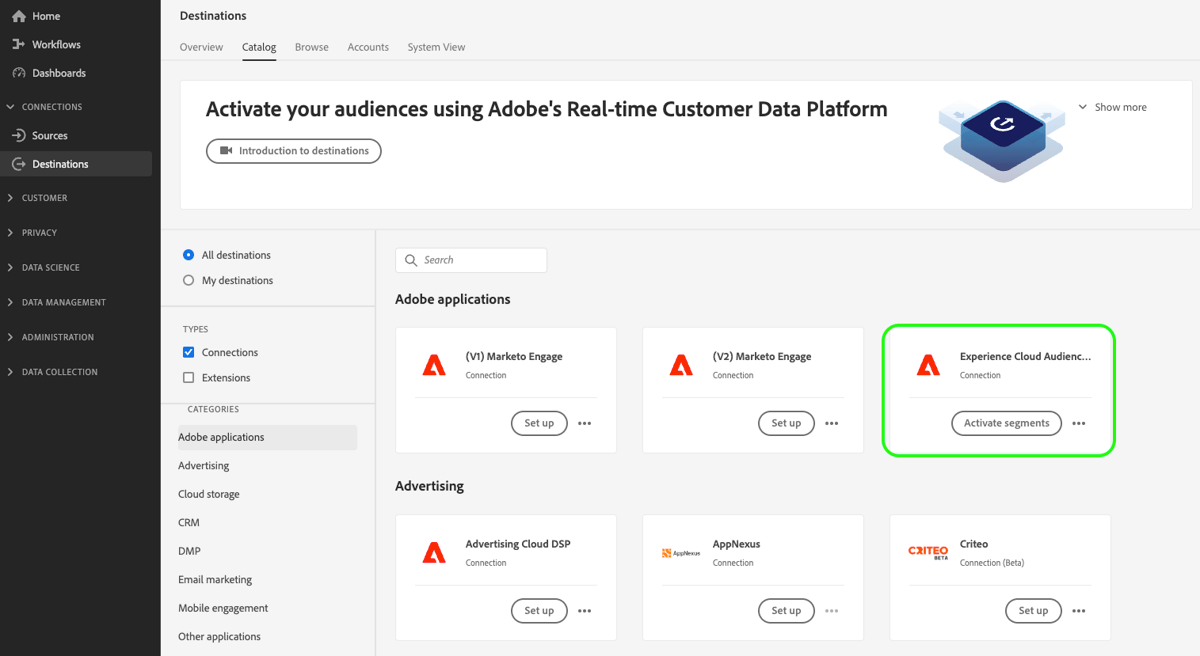 Experience Cloud Audiences | Adobe Experience Platform