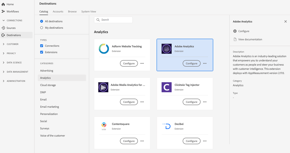 Adobe Analytics extension | Adobe Experience Platform