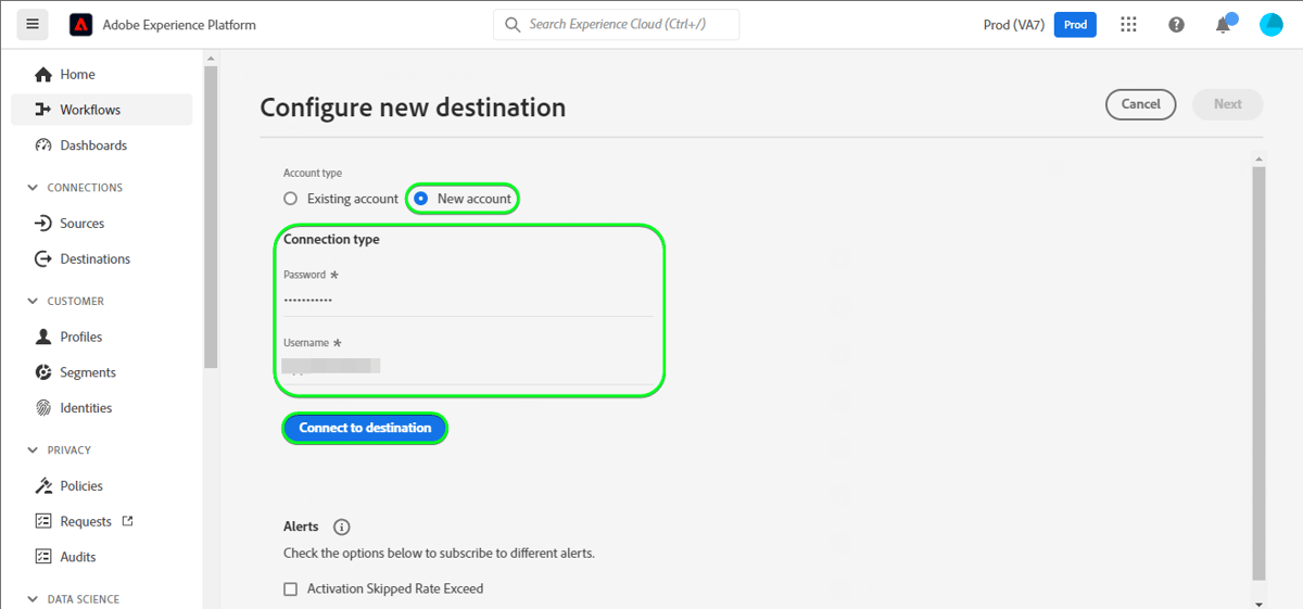 (API) Oracle Eloqua connection | Adobe Experience Platform