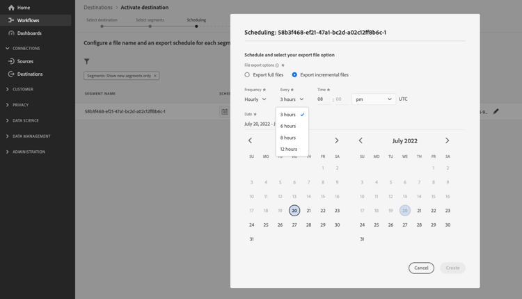 Configure An Sftp Destination With Predefined File Formatting Options And Custom File Name