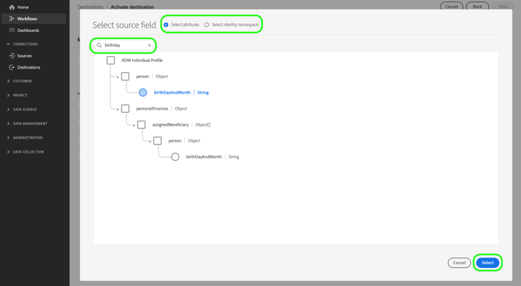 Activate audiences to batch profile export destinations | Adobe ...