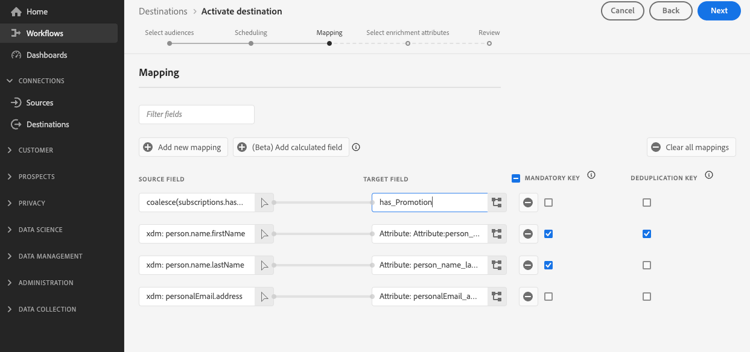 Use Calculated Fields To Export Arrays As Strings Adobe Experience Platform