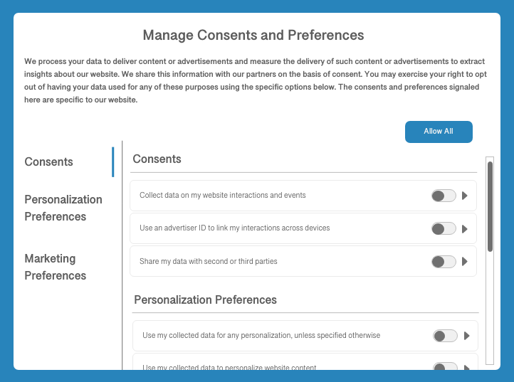 Consent Processing in Adobe Experience Platform | Adobe Experience Platform